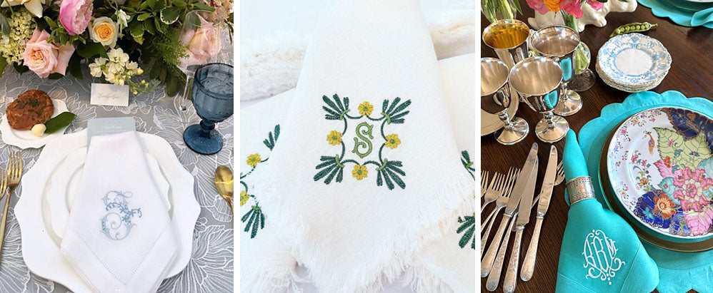 Dinner Napkins – Bobbins Design